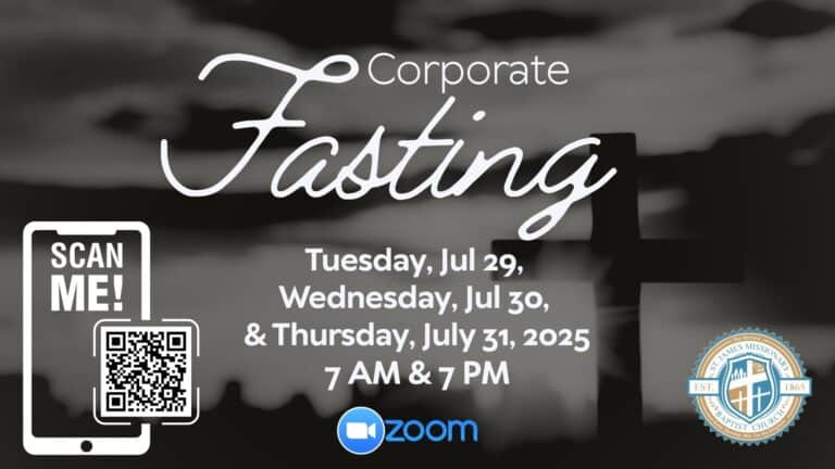 Corporate Fasting – St. James Baptist Church